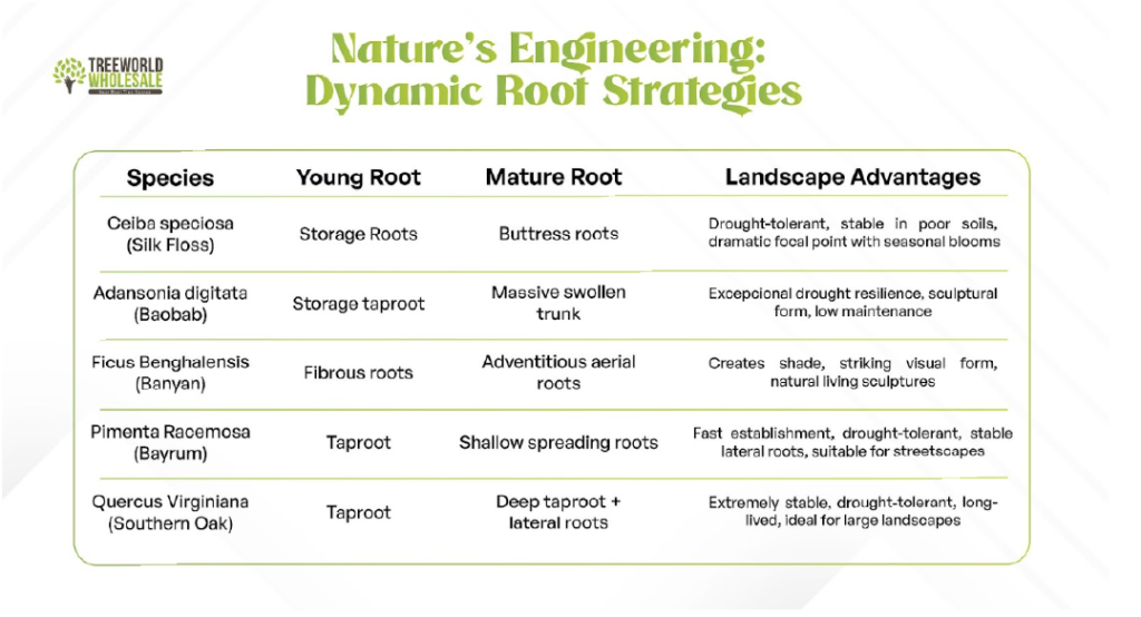7 Types of Tree Roots | TreeWorld Wholesale